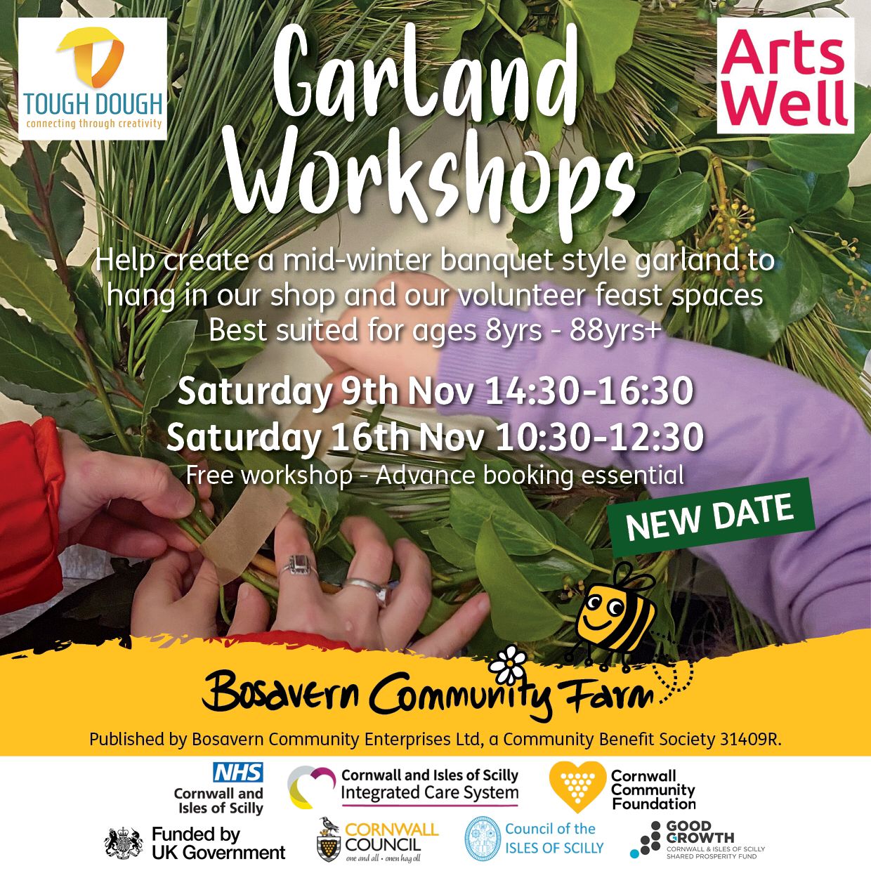 Garland Workshops - Bosavern Community Farm